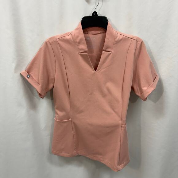 Figs | Tops | Figs Pink Technical Collection Inala Slim Top Zip Pockets ...
